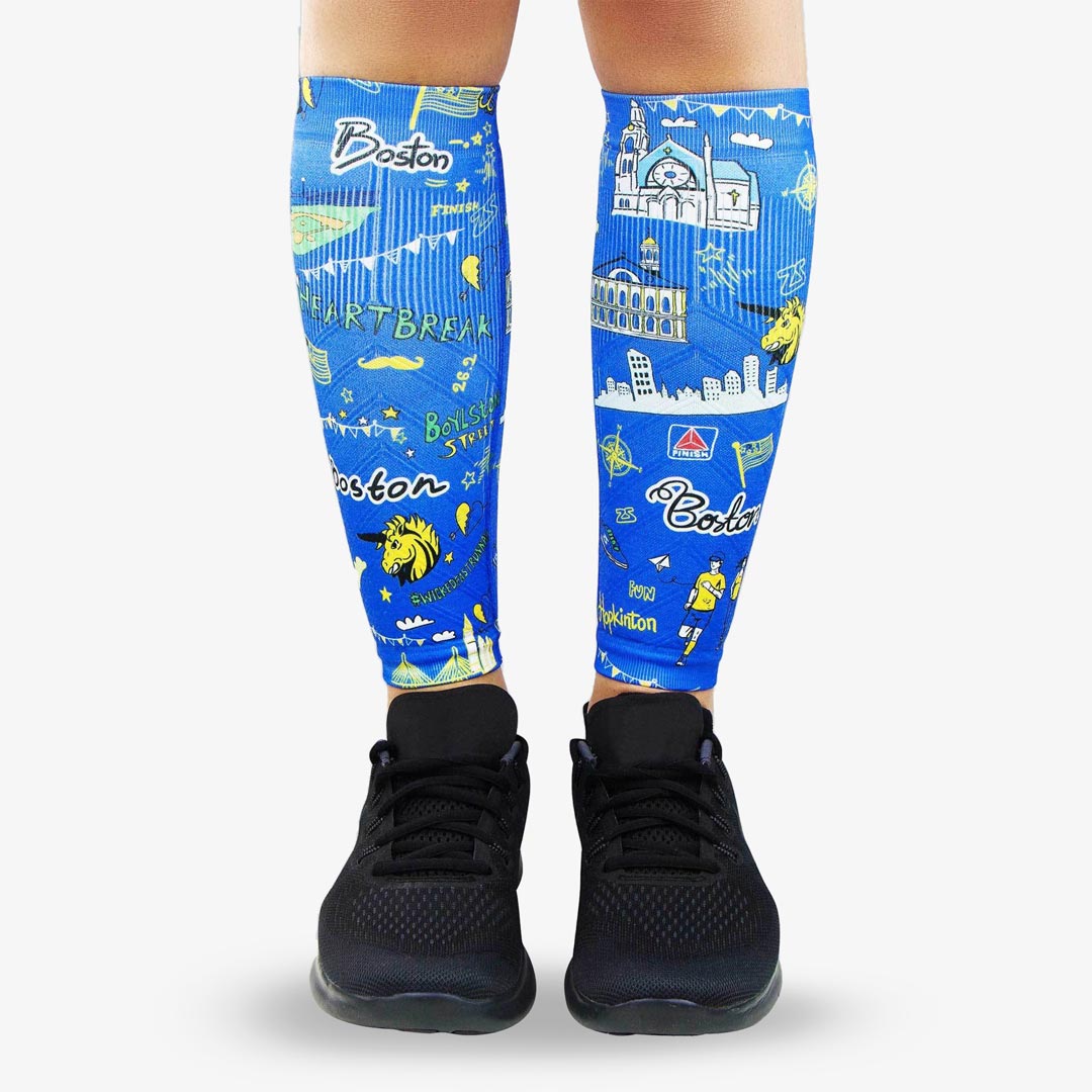 Boston Compression Leg Sleeves - Marathon Sleeves | Zensah