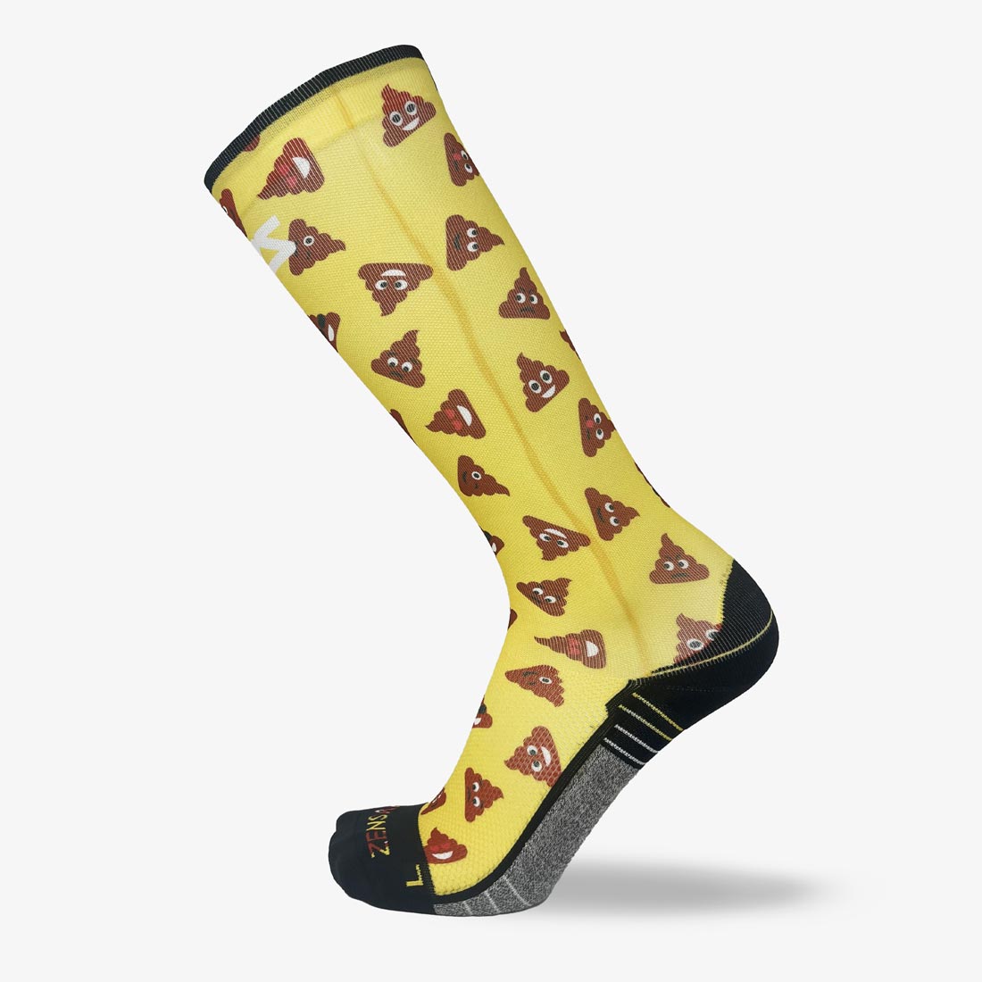 Poop Emojis Compression Socks | Zensah Limited Edition Socks