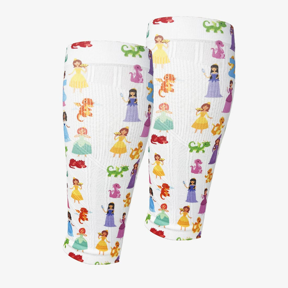 Princesses and Dragons Compression Leg Sleeves, Calf Support | Zensah