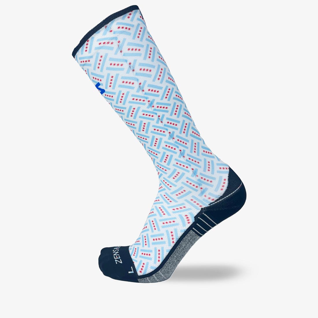 Chicago Flags Compression Socks | Zensah Limited Edition Socks
