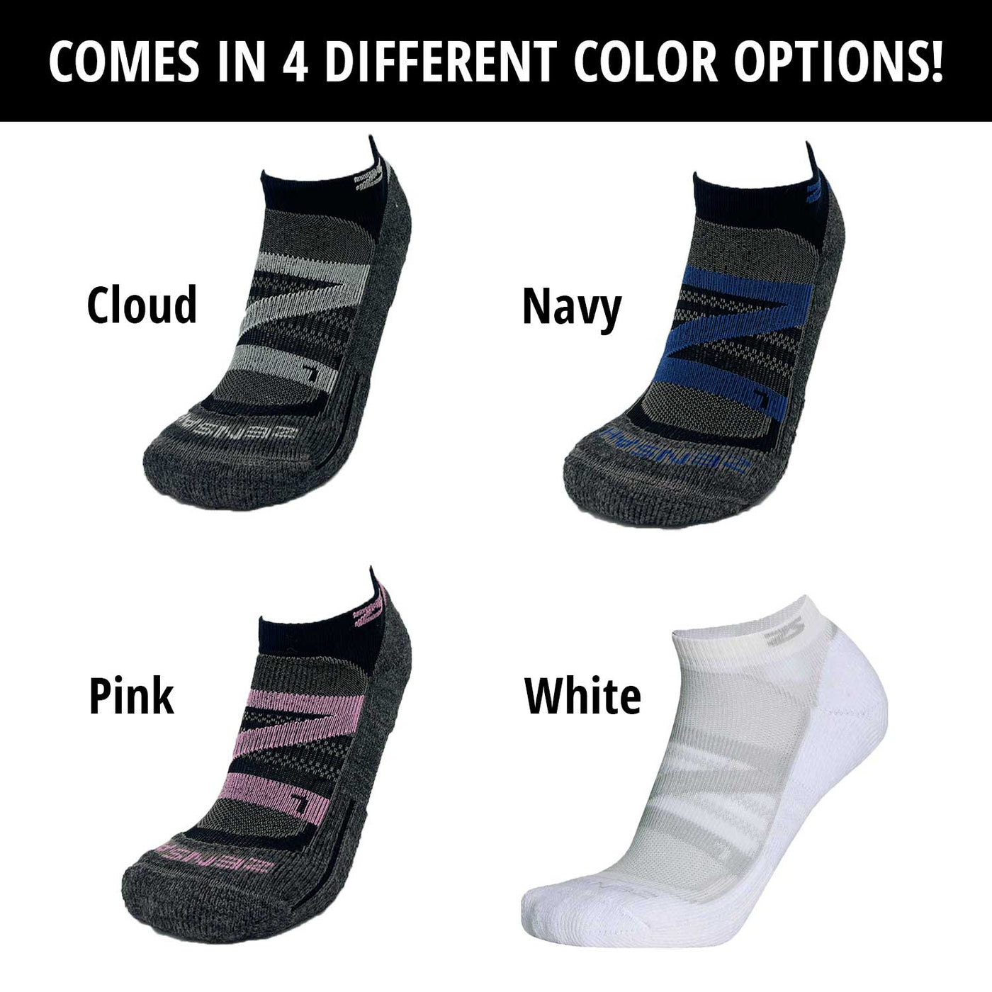 Wool Running Socks - Best Comfortable Running Socks - Mid-Cushion Socks ...