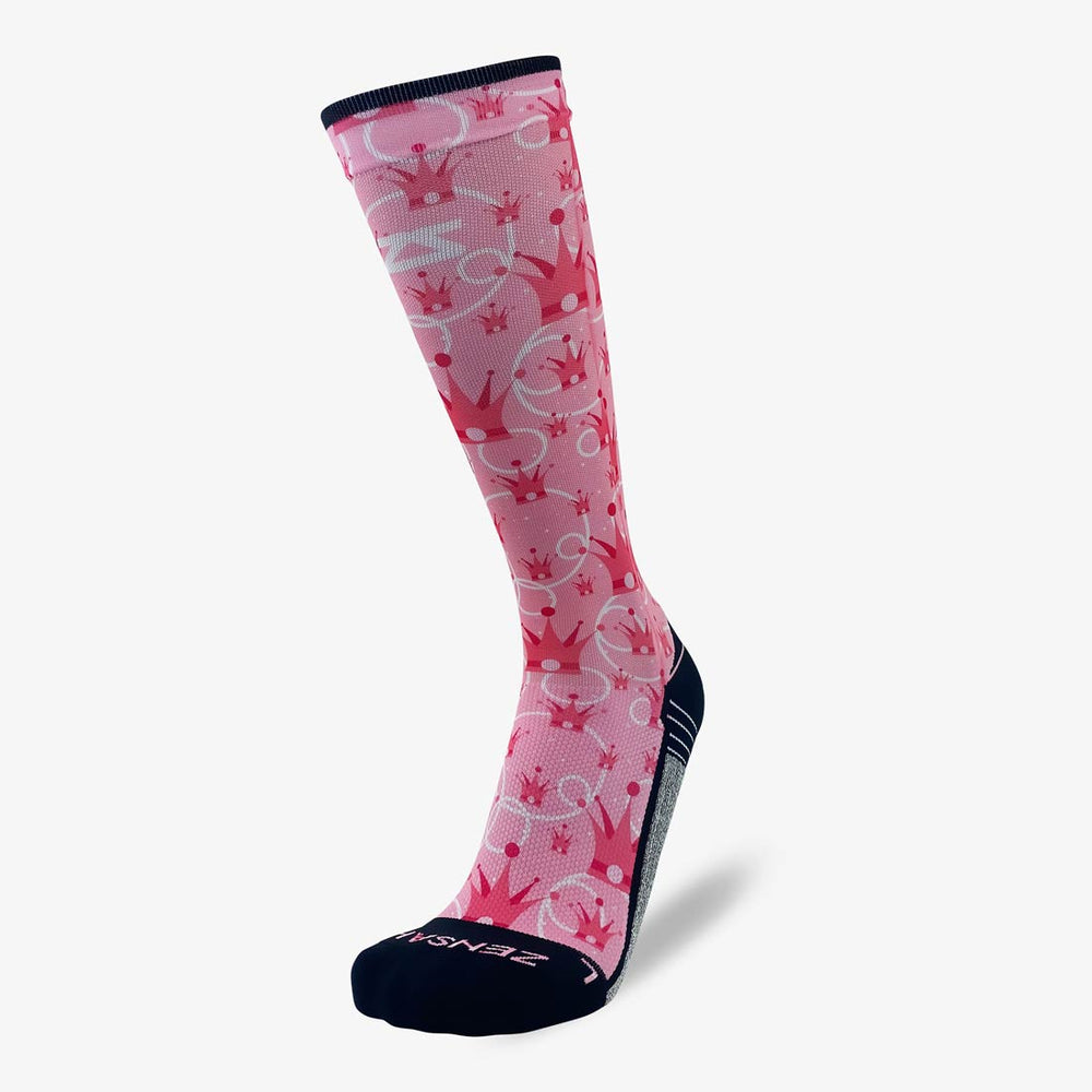 Princess Crowns Compression Socks | Zensah Limited Edition Socks