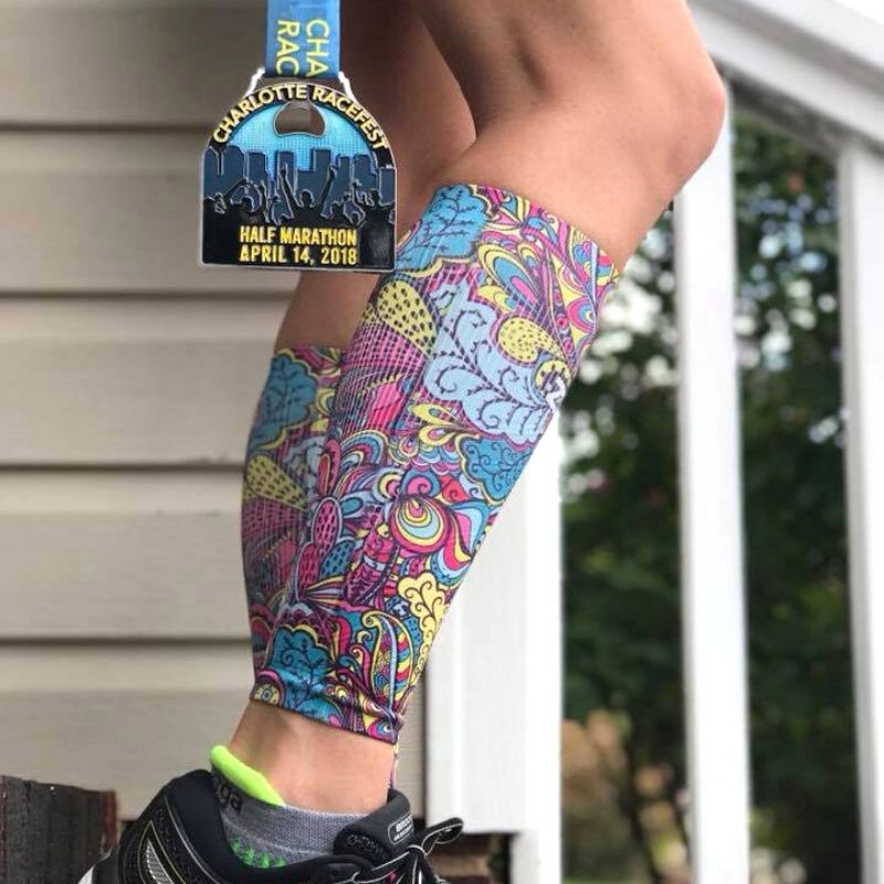 Groovy Compression Leg Sleeves, Calf Sleeve for Runners | Zensah