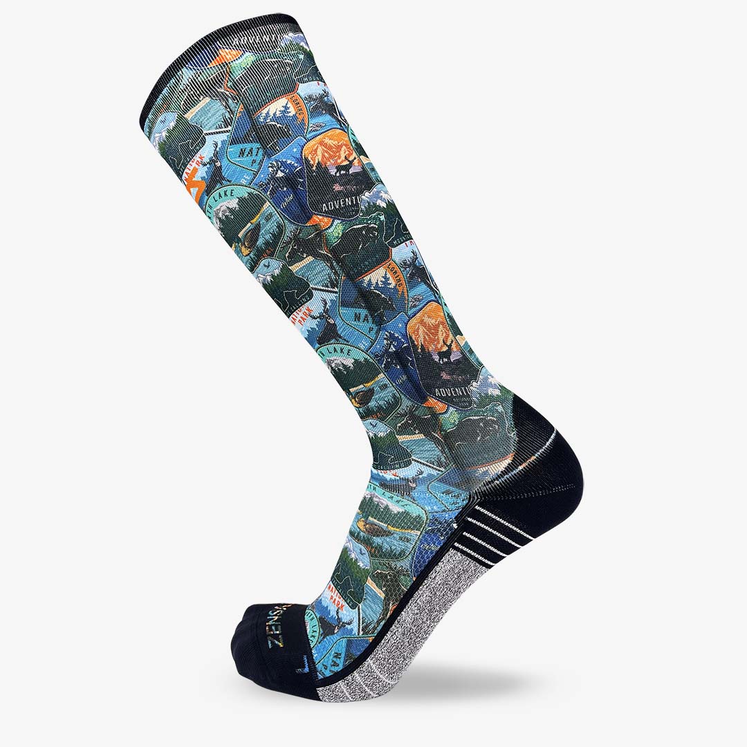 National Parks Compression Socks | Zensah Limited Edition Socks
