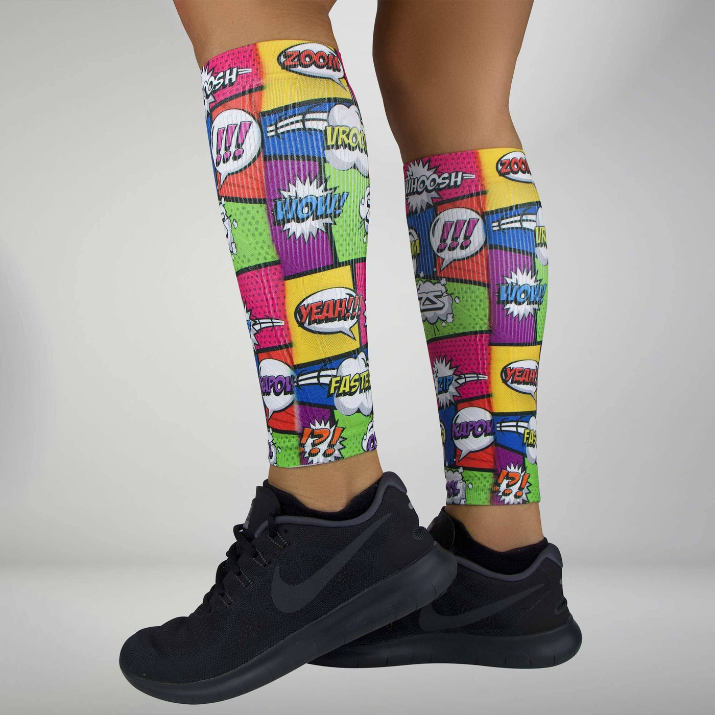 Pop Art Compression Leg Sleeves - Marathon Running | Zensah