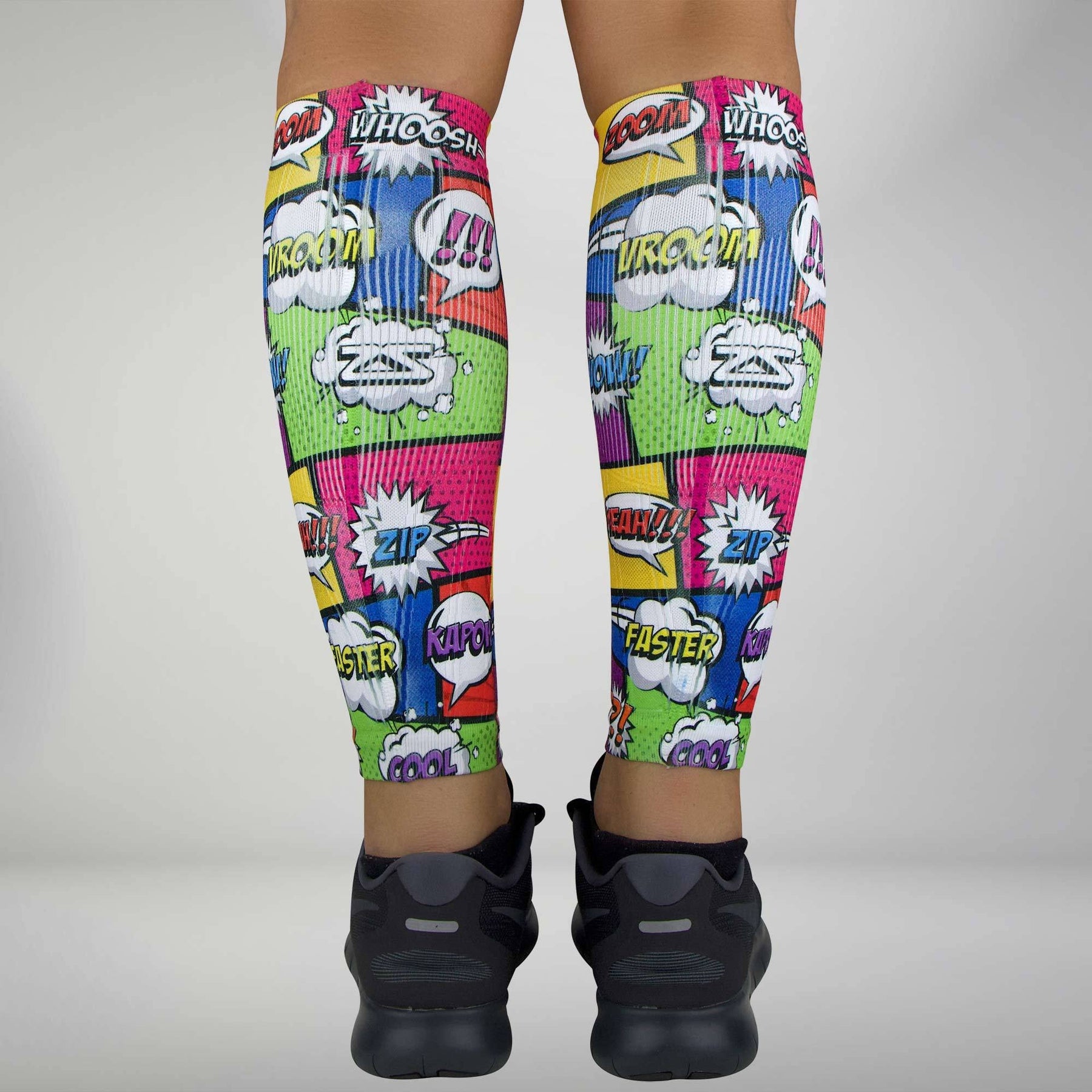 Pop Art Compression Leg Sleeves - Marathon Running | Zensah