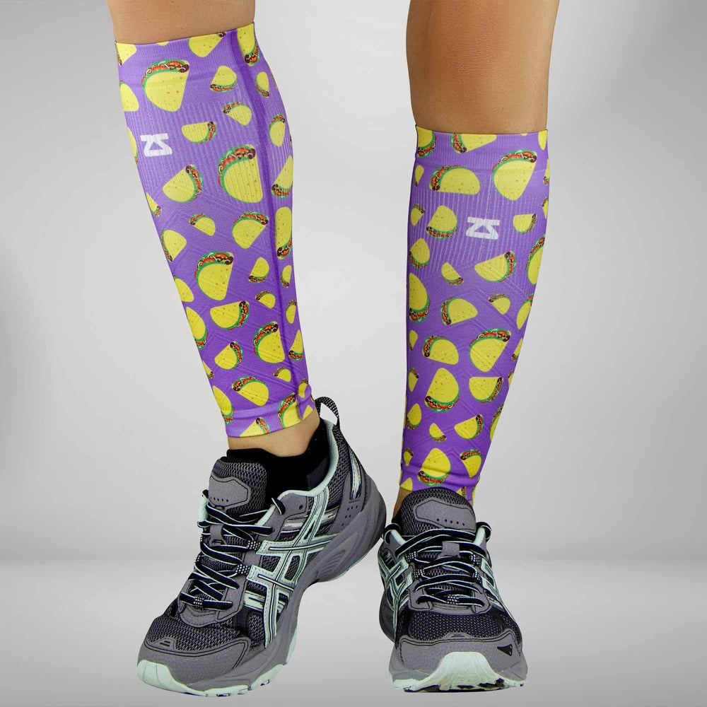 Tacos Compression Leg Sleeves, Calf Sleeves Marathons | Zensah