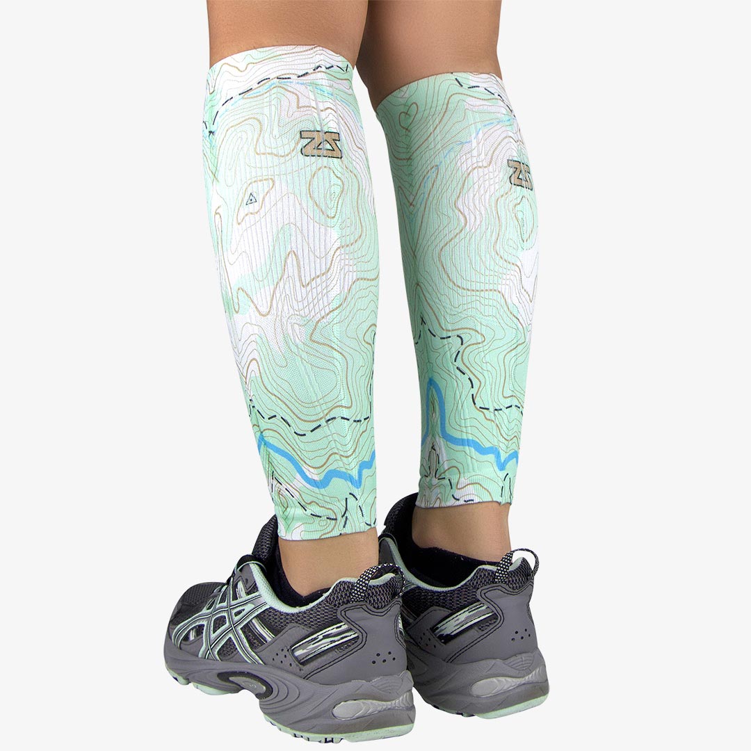 Topography Compression Leg Sleeves - Marathon Running | Zensah