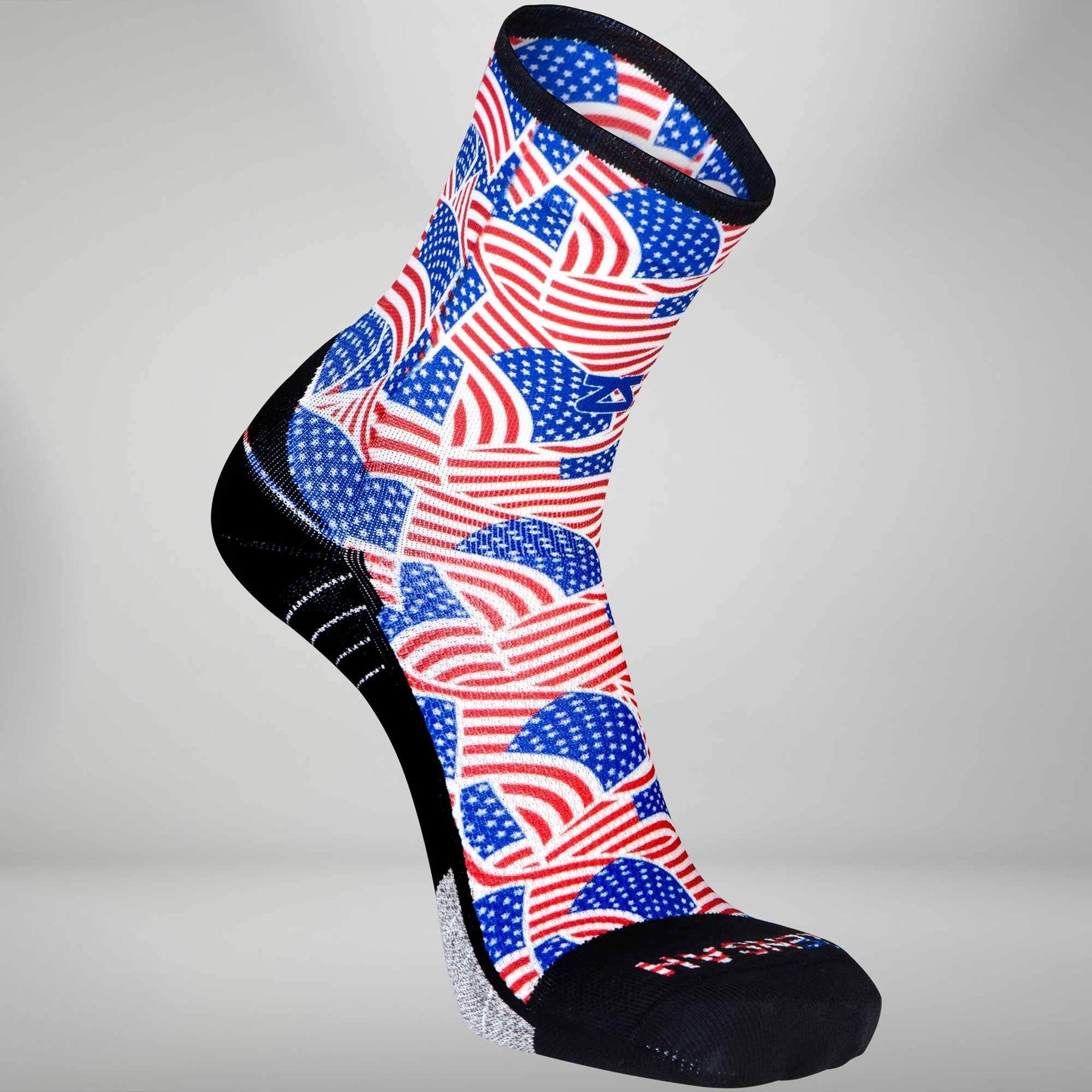 Independence Socks (Mini Crew) - Patriotic American Flag USA Socks - Zensah