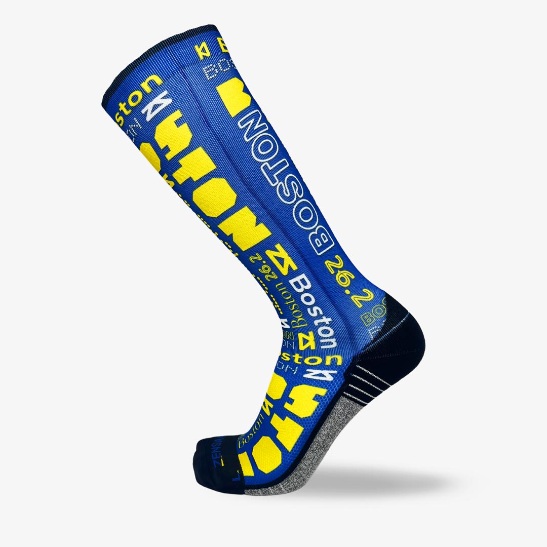 Boston Blue and Yellow Compression Socks | Zensah Limited Edition Socks