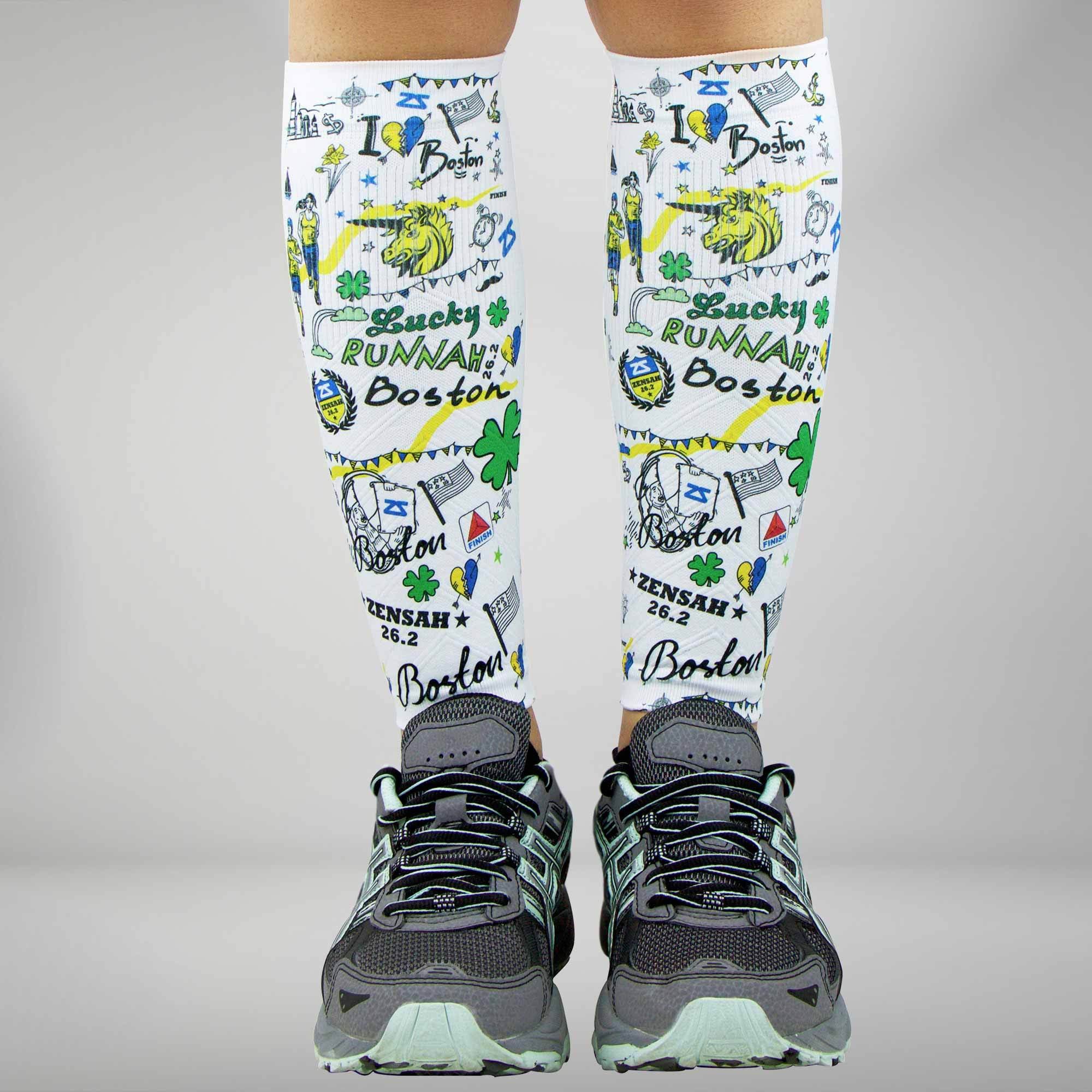 Boston Compression Leg Sleeves - Marathon Sleeves | Zensah