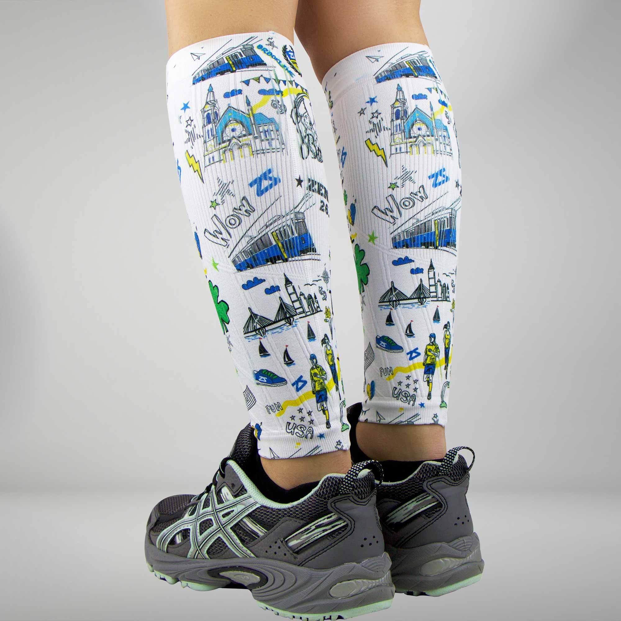 Boston Compression Leg Sleeves - Marathon Sleeves | Zensah