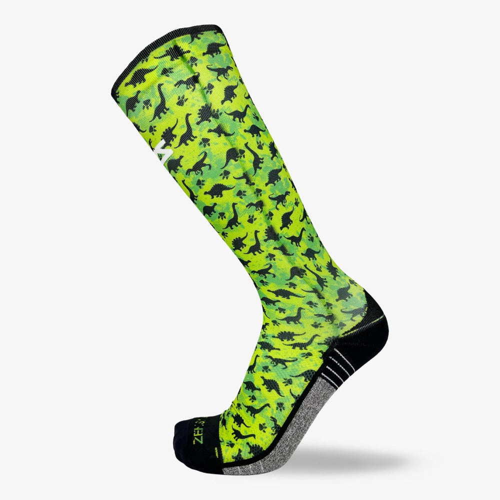 Dino Silhouettes Compression Socks | Zensah Limited Edition Socks