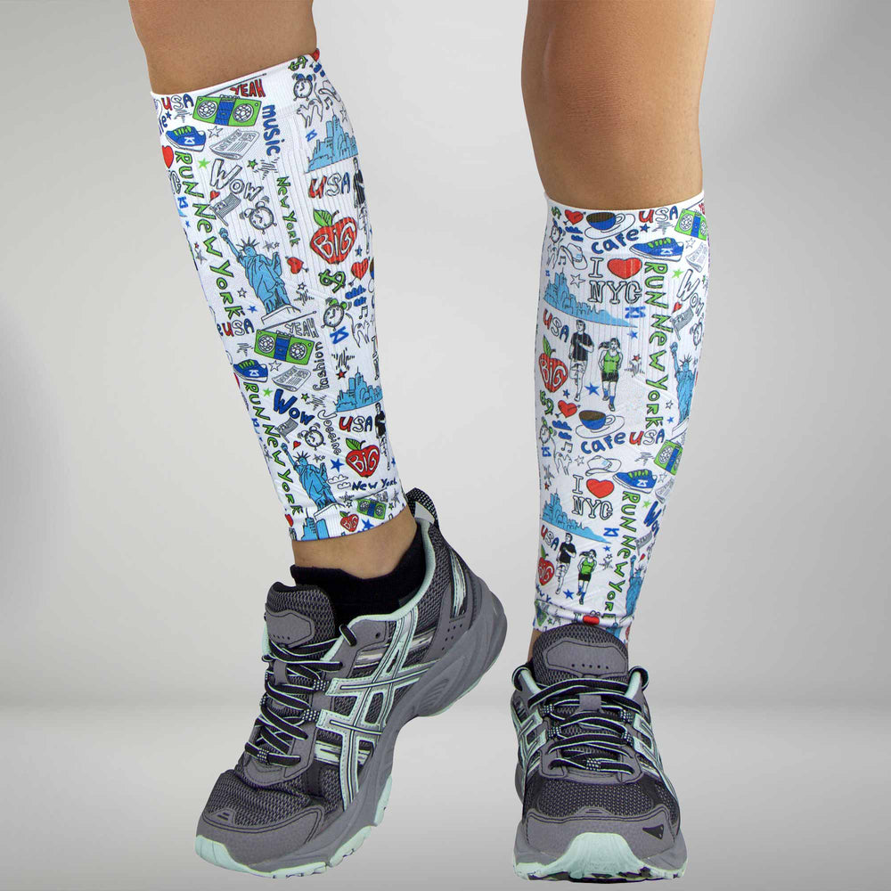 New York Compression Leg Sleeves - Marathon Running | Zensah