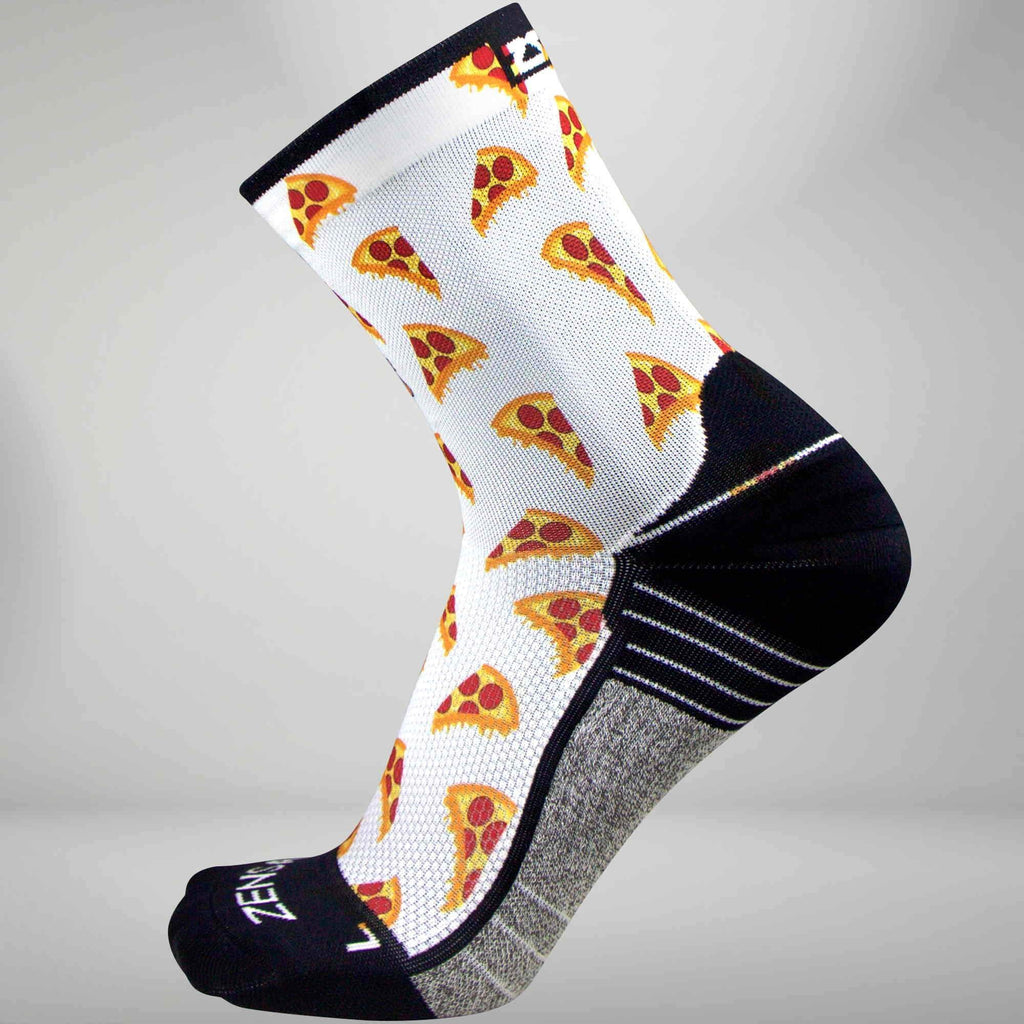 Foodie Pizza Running Socks, Mini-Crew | Zensah